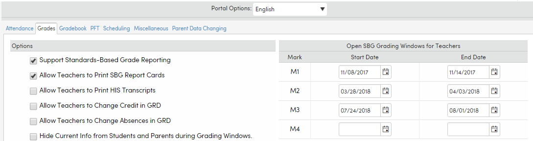 Standards Based Grade Reporting - Creating and Updating Grades : Aeries Software