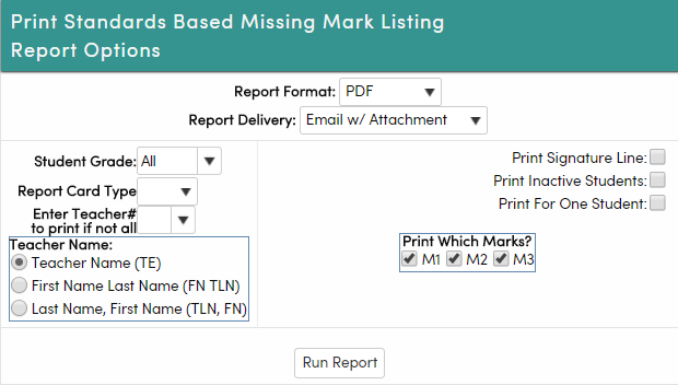 Standards Based Grade Reporting - Creating and Updating Grades : Aeries ...