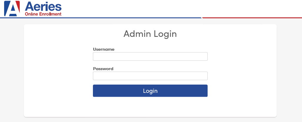 Aeries Online Enrollment Admin Settings : Aeries Software