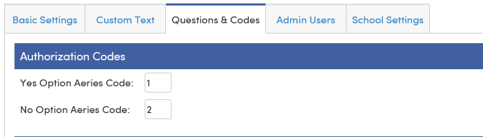 Aeries Online Enrollment Admin Settings : Aeries Software