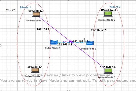 What is a bridge node in MANET? : NetSim Support Portal