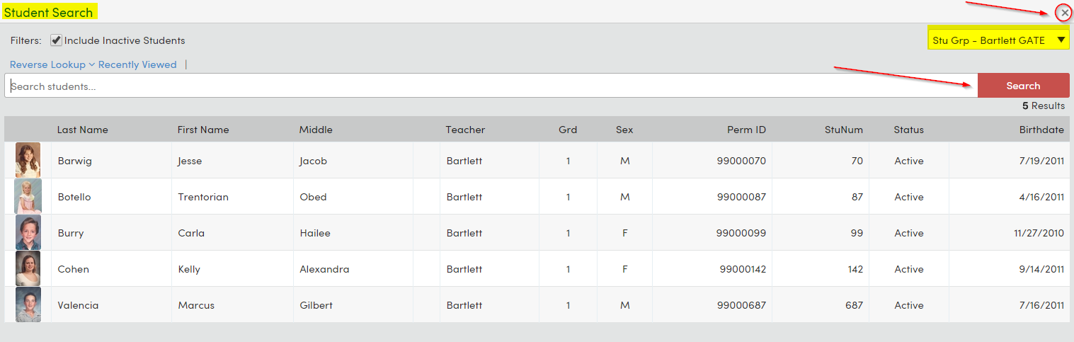 Using a Student Group : Aeries Software
