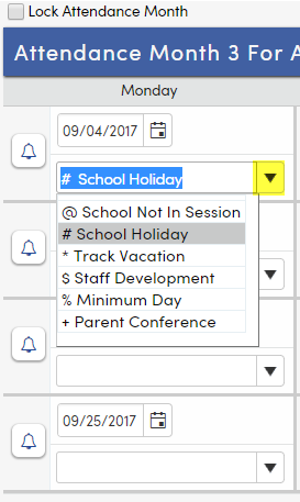 Create a Calendar : Aeries Software
