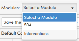 Default Code Management : Aeries Software