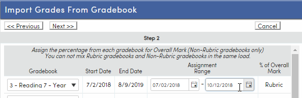 Secondary Standards Based Gradebook - Load Grades from Gradebook ...