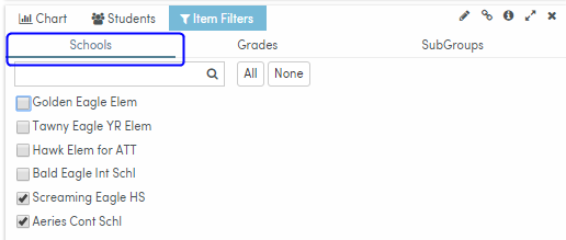 Using the Assessment Data : Aeries Software
