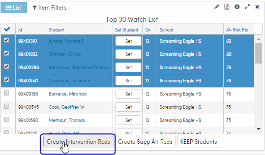 Using the Assessment Data : Aeries Software