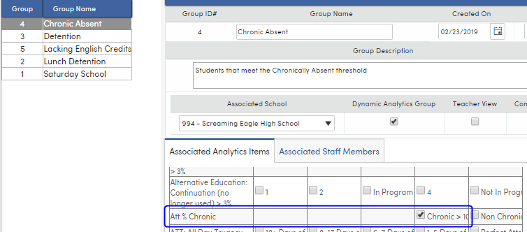 Using the Assessment Data : Aeries Software