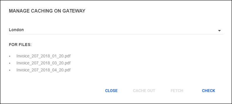 Manage Caching : Morro Data - Support Center