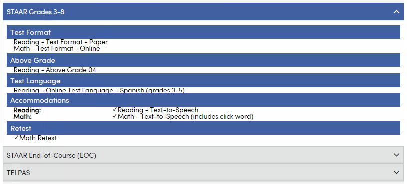 Texas Assessments - STAAR and TELPAS Roster Extracts (Pre-IDs) : Aeries ...