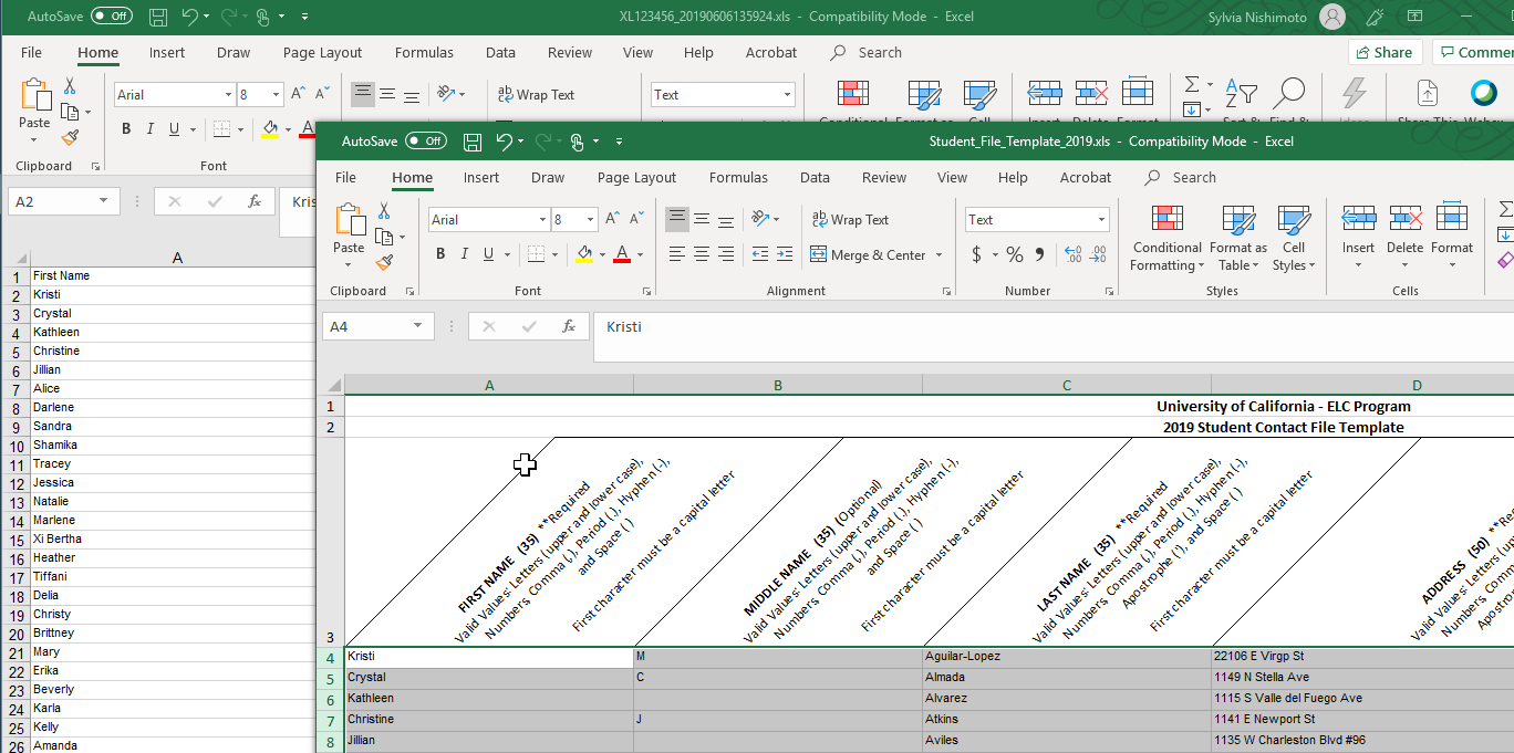 UC ELC Download Files : Aeries Software