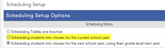 Schedule All Students : Aeries Software