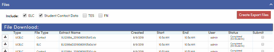 Overview for UC ELC Extract : Aeries Software