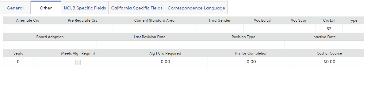 CALPADS in Aeries Basics - Course Data : Aeries Software