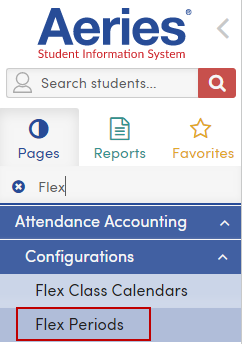 Flex Scheduling - Flex Periods : Aeries Software