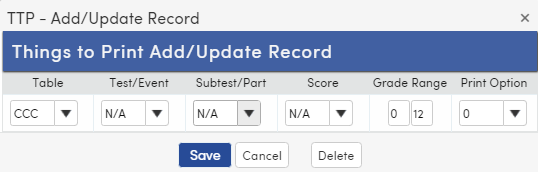 Transcript Definition Form : Aeries Software