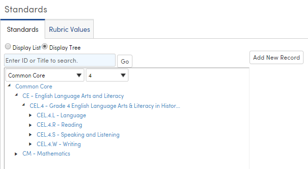 Standards : Aeries Software