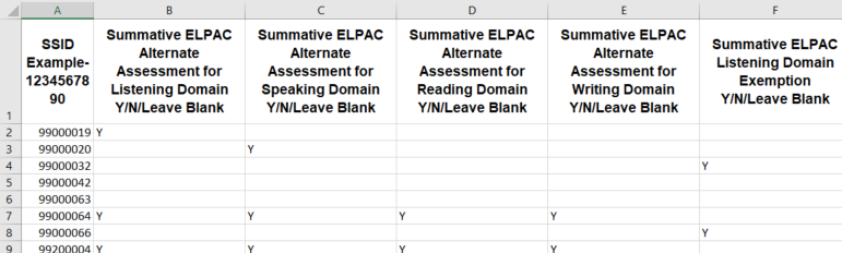 ELPAC Test Assignment File : Aeries Software