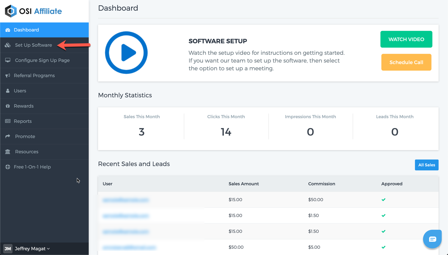 How To Setup a Thinkific Affiliate program : OSI Affiliate Software
