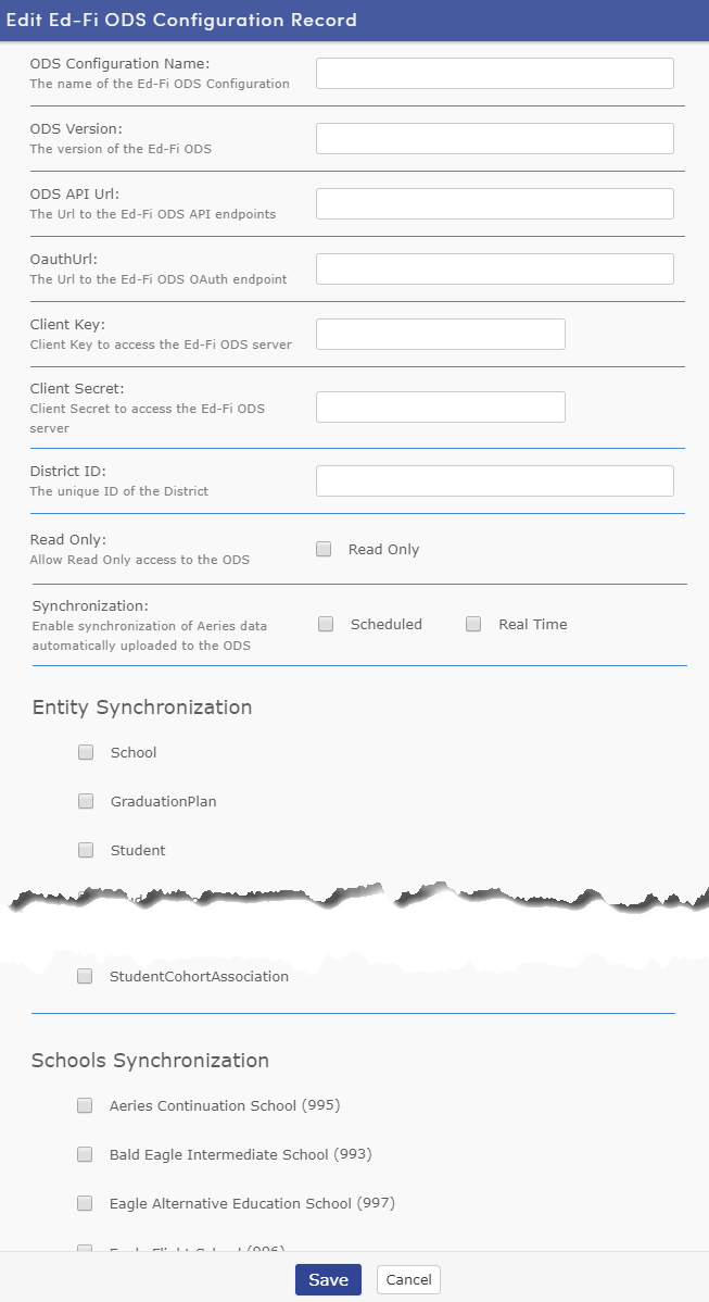 Ed-Fi - Getting Started Guide : Aeries Software
