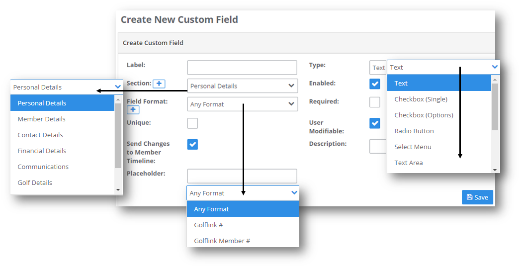 How to Create a Custom Field : MiMembership