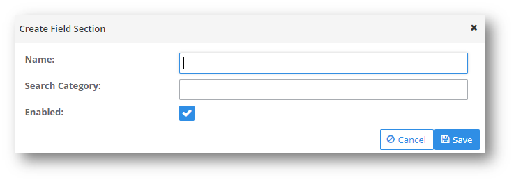 How to Create a Field Section : MiMembership