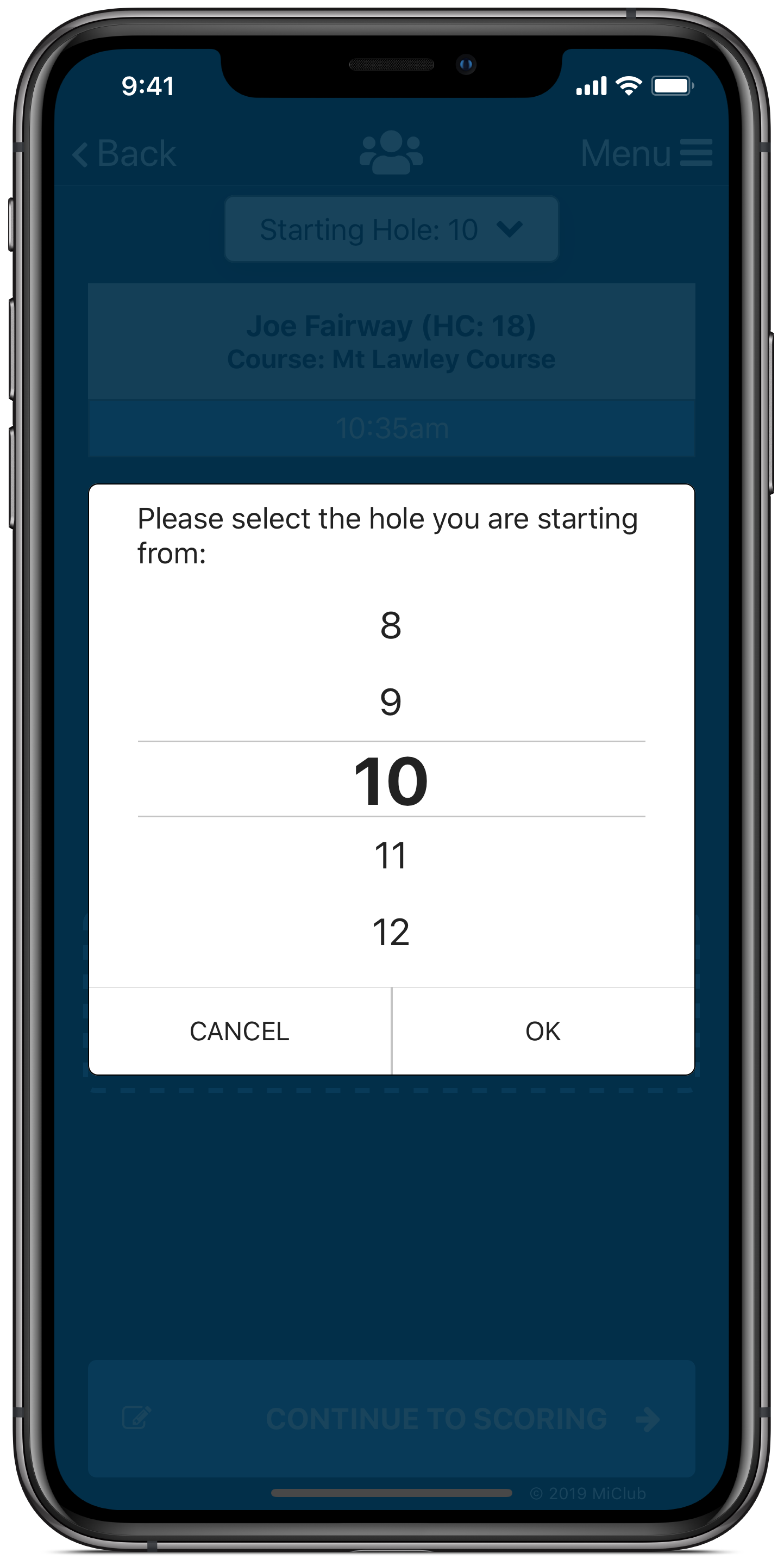 Install MiScore app on iPhone or iPad : MiClub Help
