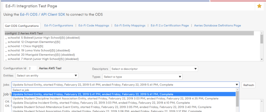 Ed-Fi - Getting Started Guide : Aeries Software