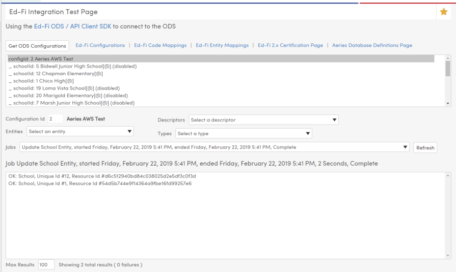 Ed-Fi - Getting Started Guide : Aeries Software