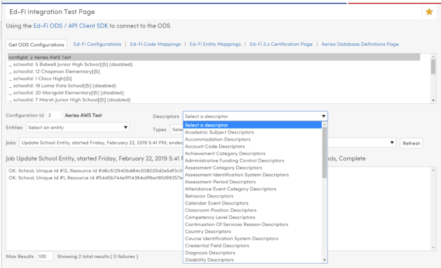 Ed-Fi - Getting Started Guide : Aeries Software