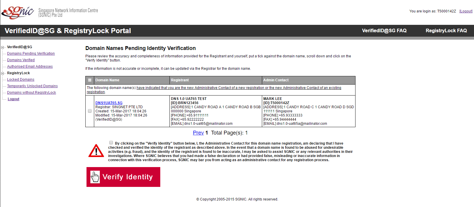 How to Verify SGNIC Domain Names via Verified@SG Portal : Exabytes.SG ...