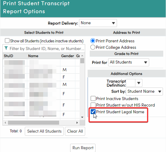 Texas - Student Academic Achievement Record (AAR)/Transcript : Aeries ...