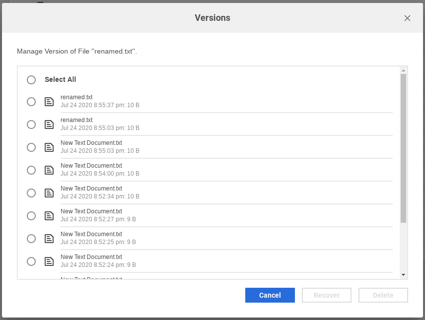Manage Versions by File : Morro Data - Support Center