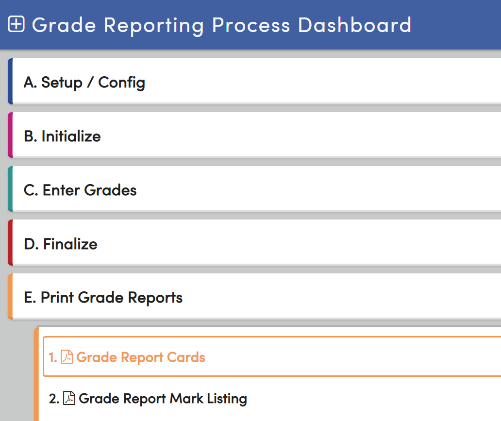 Print Grade Report Cards : Aeries Software