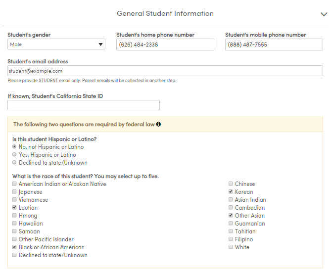 Aeries Online Enrollment Parent Process : Aeries Software
