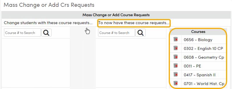 Student Course Requests : Aeries Software