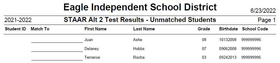 Test Specific Information - STAAR/STAAR Alternate (Grades 3-8) : Aeries ...