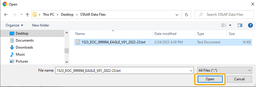 Test Specific Information - STAAR EOC/STAAR EOC Alternate 2 : Aeries ...