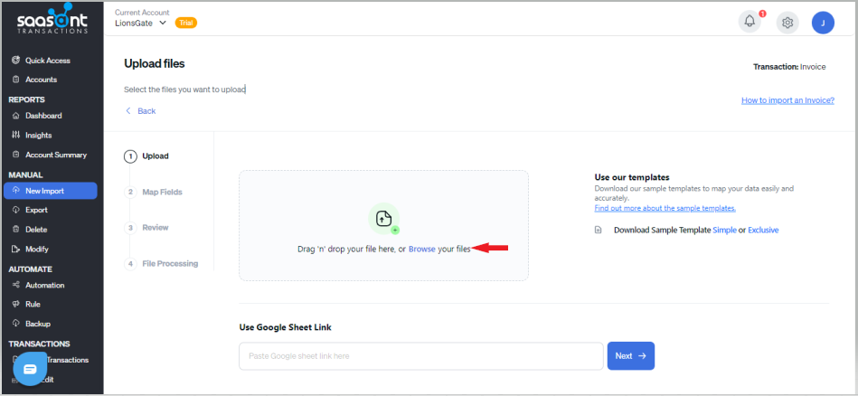 How to upload attachment in QuickBooks for Sales & Expenses? : SaasAnt ...