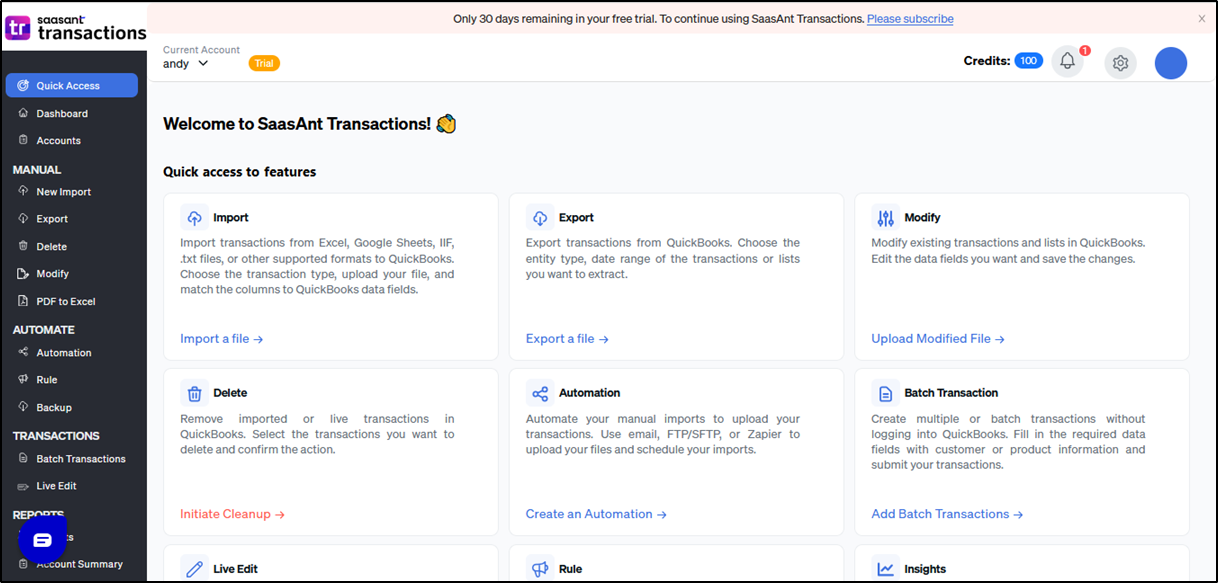 Preview Draft How to Add or Change an Admin in SaasAnt Transaction ...