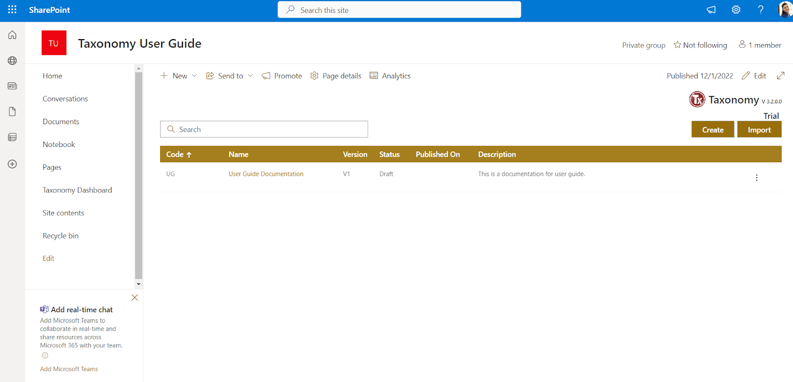 Create a new taxonomy : Easy Taxonomy