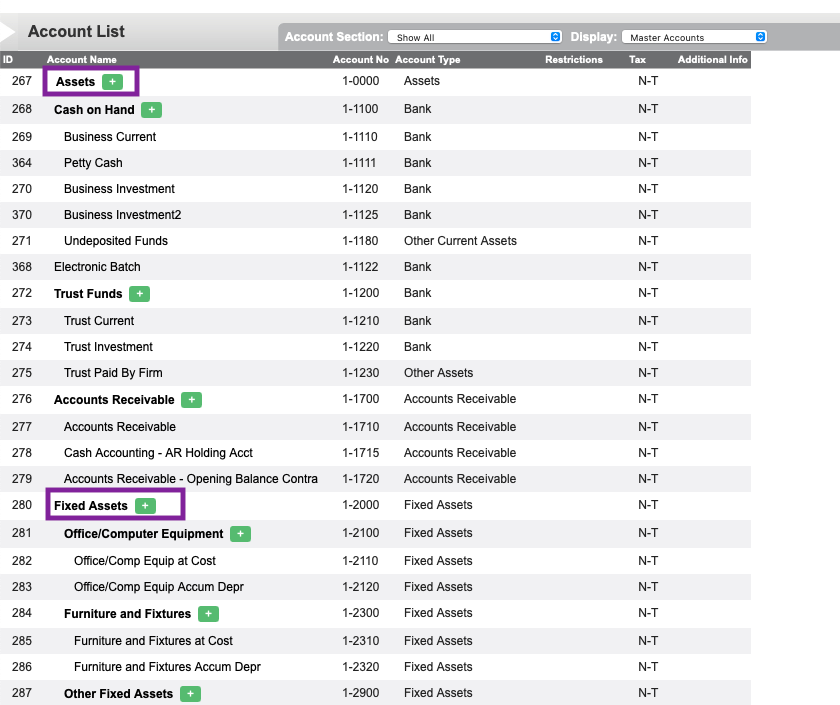 Account Entries Report : Help Center
