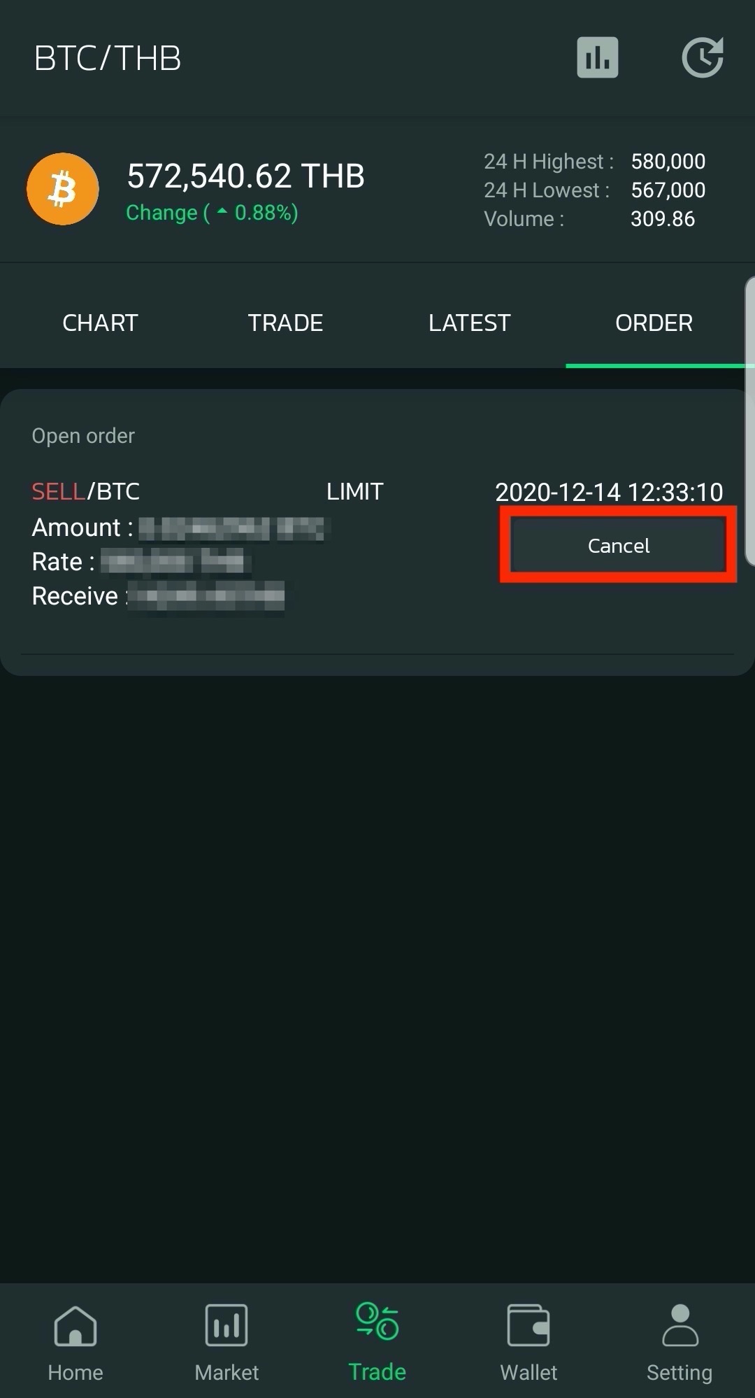 How to cancel open orders on Bitkub application | Bitkub Support Center