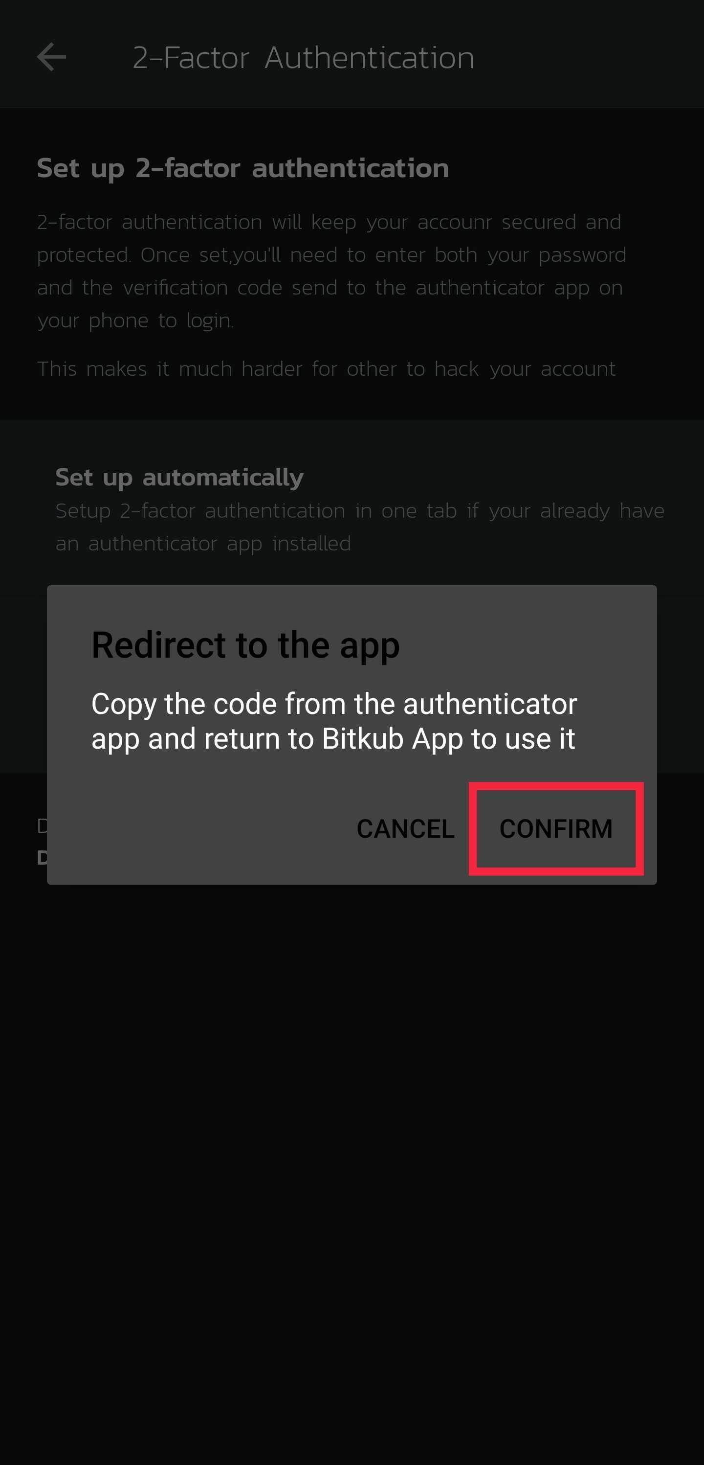 Bitkub App: How to set up 2FA | Bitkub Support Center