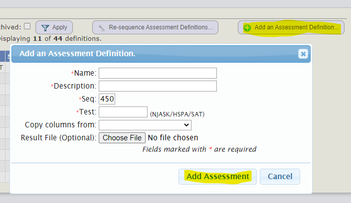 How to Import Assessment Scores : Genesis SIS Support