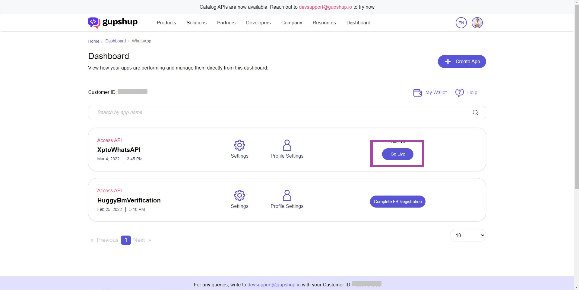 Funcionalidade da 55PBX: Solicitação do Número do WhatsApp Business API