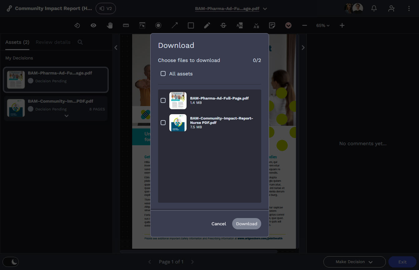 Proof Downloading - New! (Workflow) : Lytho Support