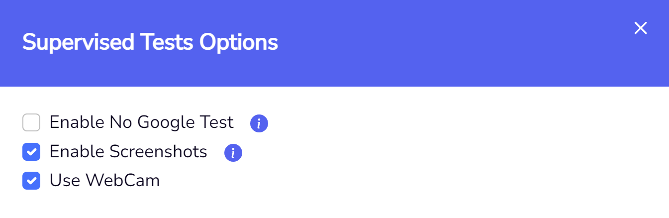 Proctoring Tests : LuGo Test
