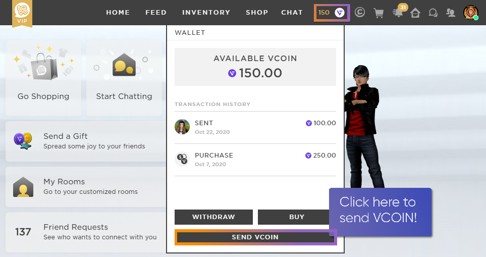 Getting Started with VCOIN : Community Center