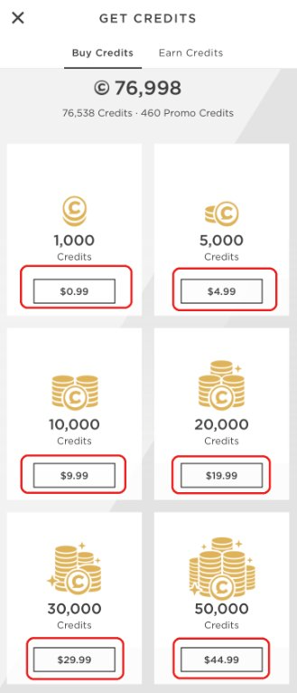 How to buy Credits on IMVU Mobile (iOS) : Community Center
